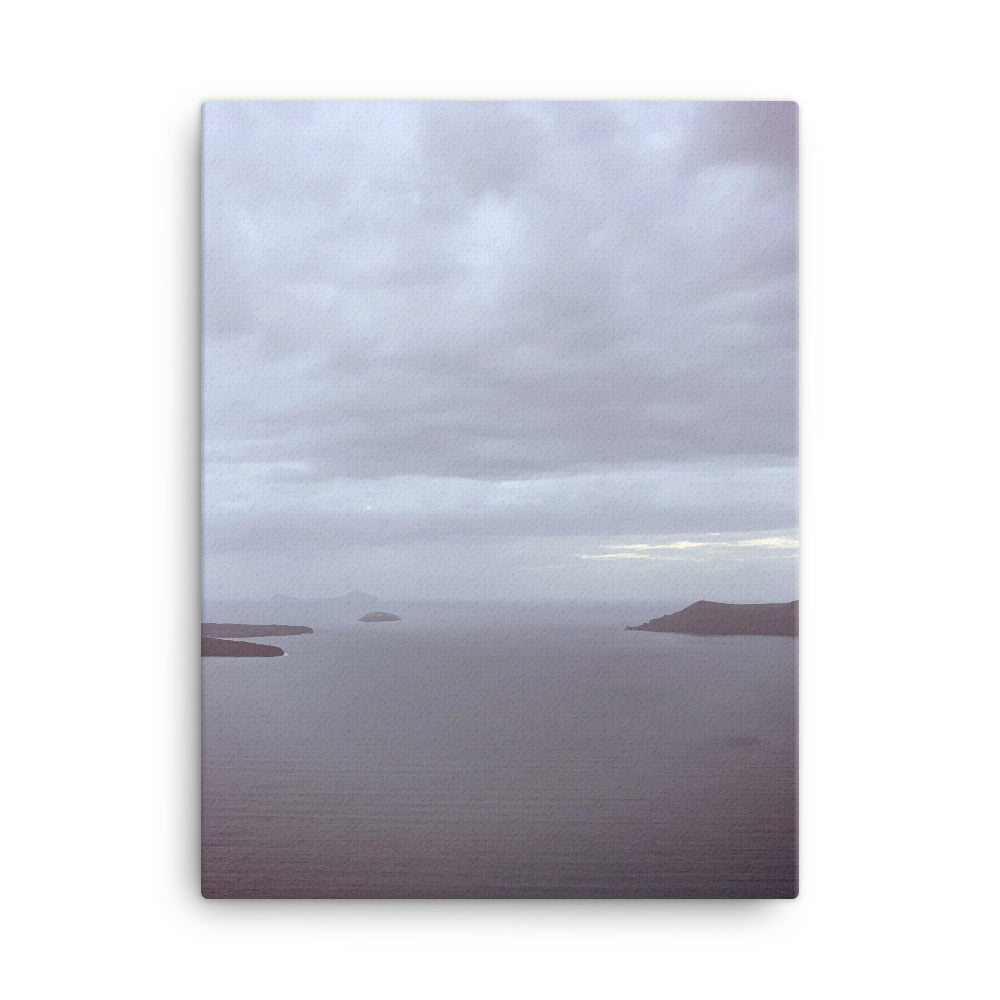 December Day, Santorini, Greece - 18 x 24" Canvas Photo Print | Laura ...